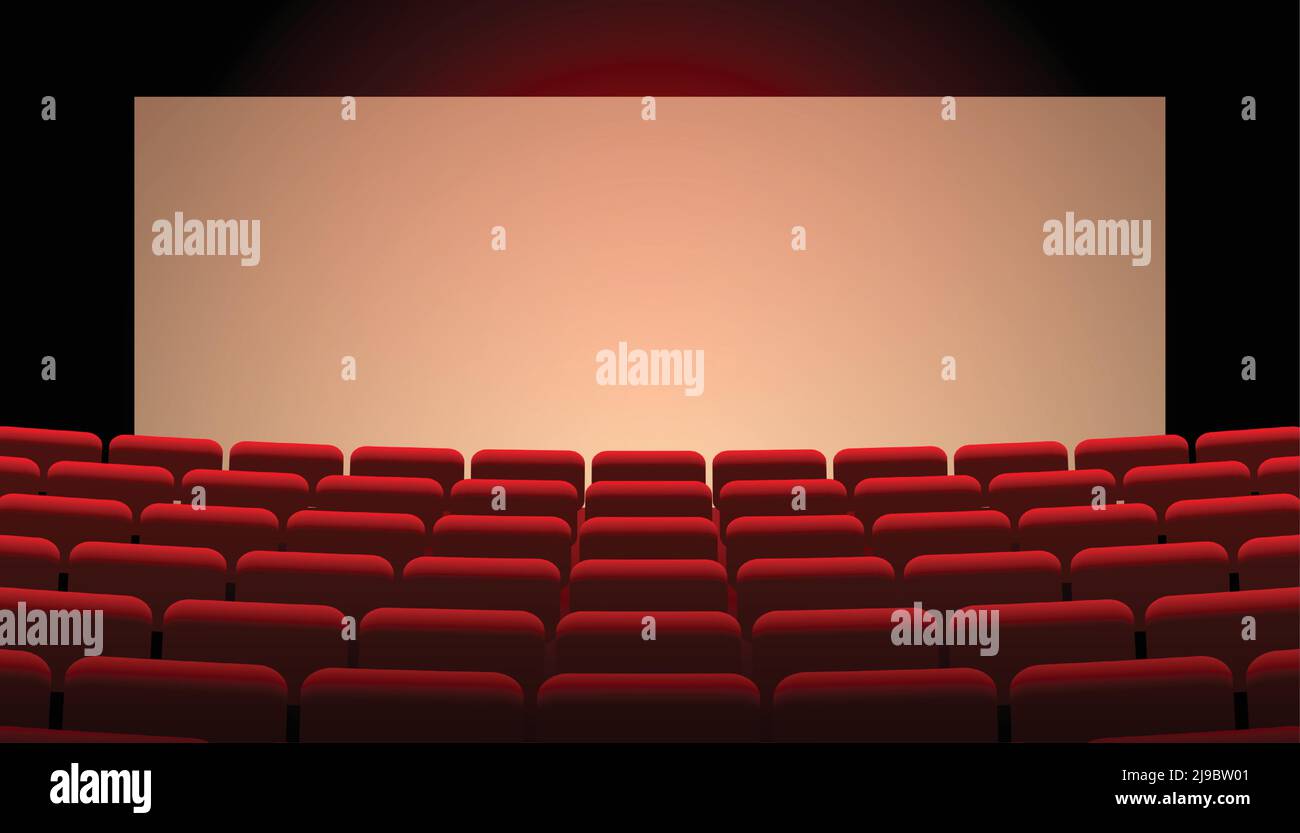 Theater screen stage Stock Vector Images - Alamy
