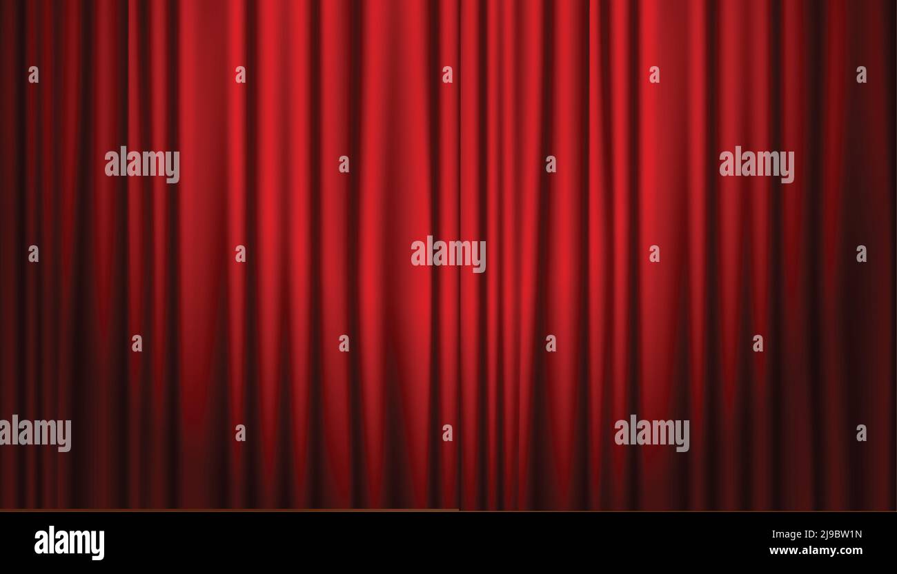 Movie screen curtains Stock Vector Images - Alamy