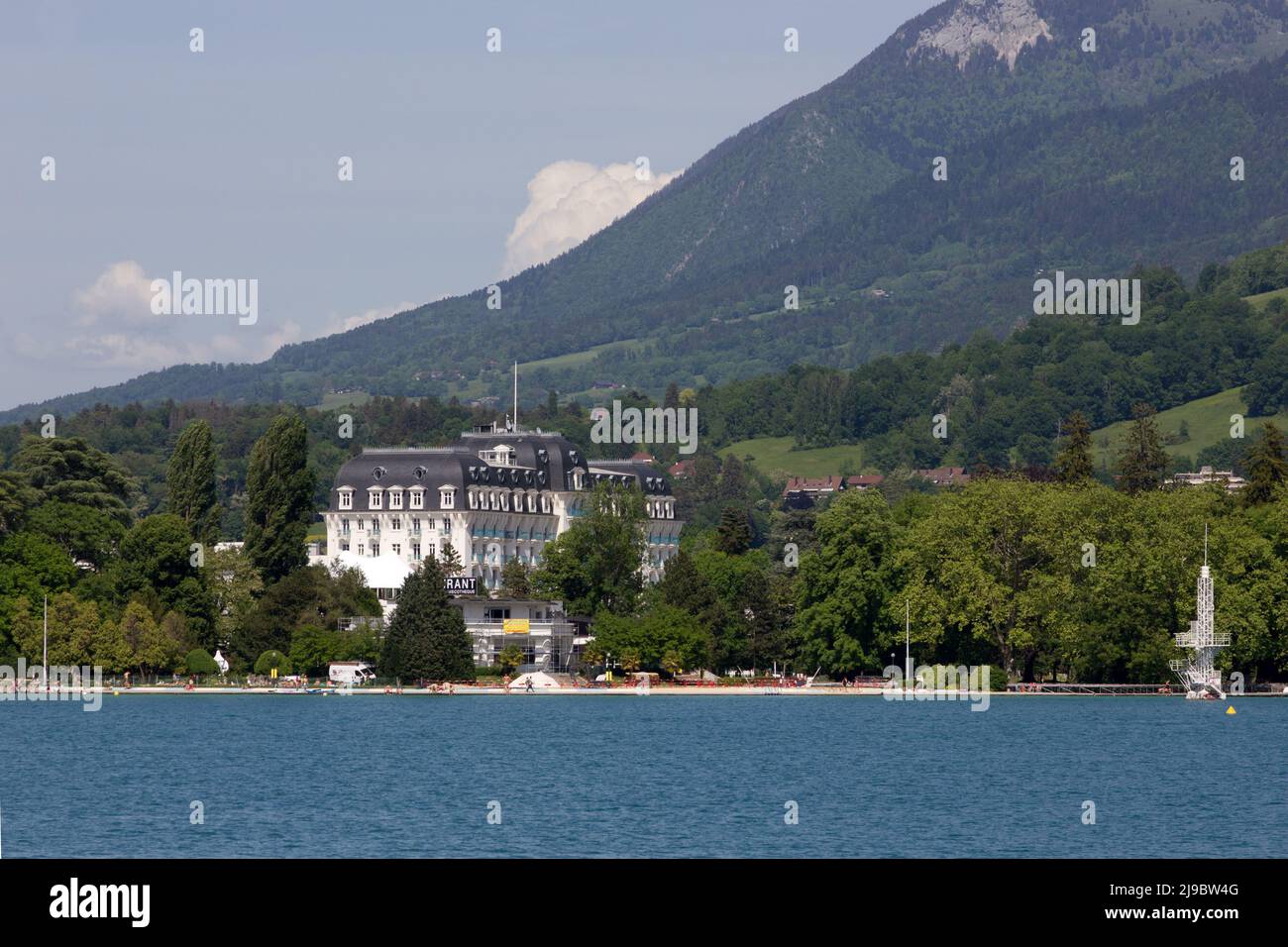 Lake Annecy Landscape Stock Photo - Alamy