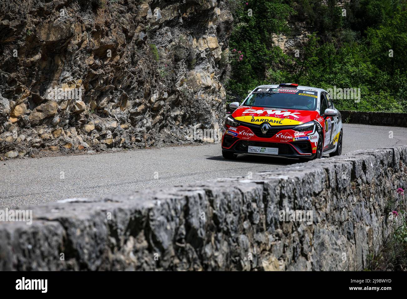 38 SARHY Jeremy, DECLERCK LoÏc, Renault Clio RS Line, action during the ...