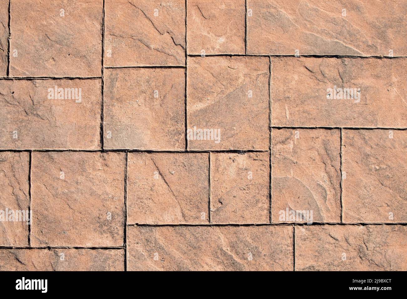 stamped concrete pavement, slate stone tile on cement stones pattern ...