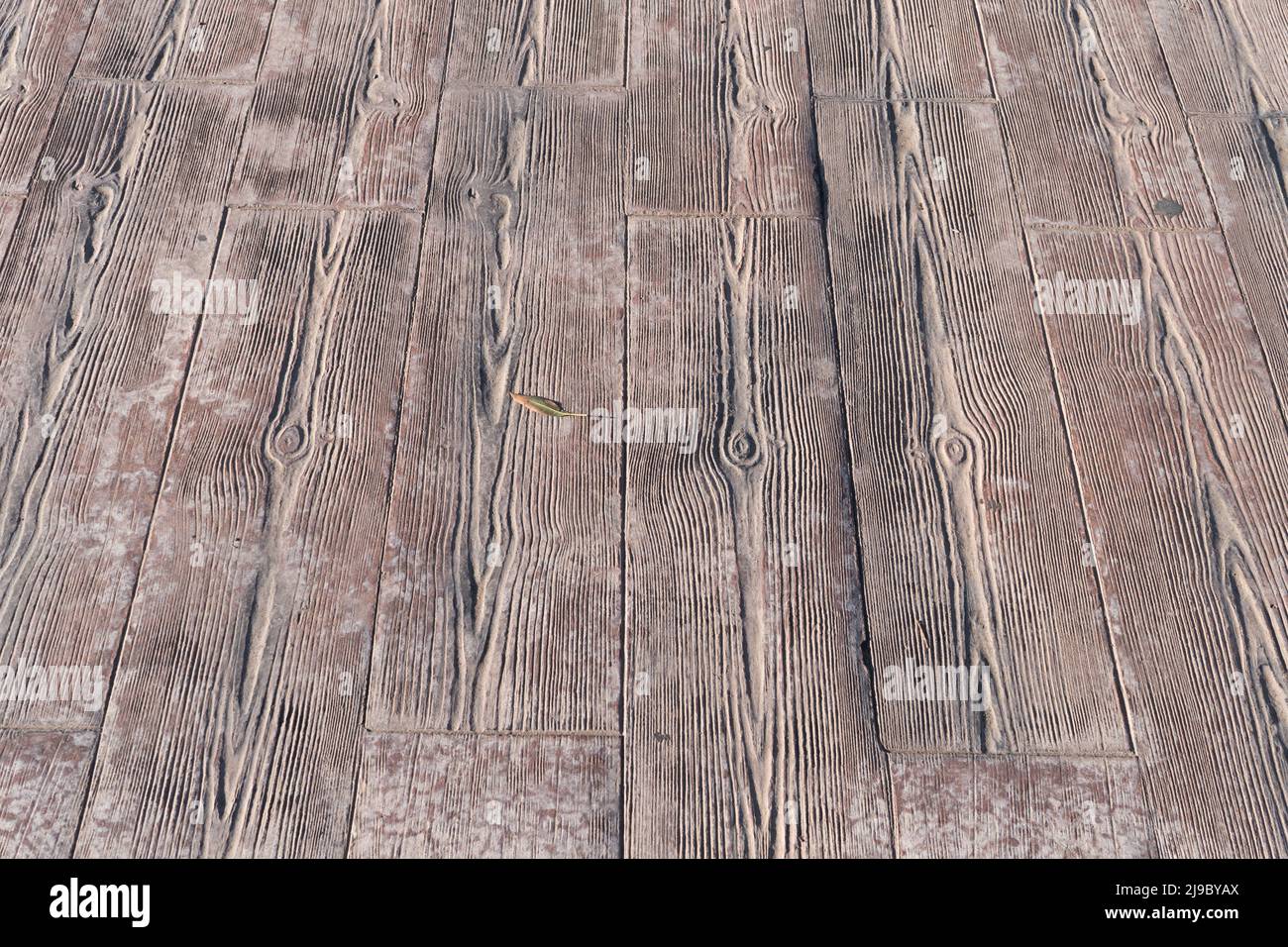 stamped concrete pavement outdoor, Wooden slats pattern, flooring ...