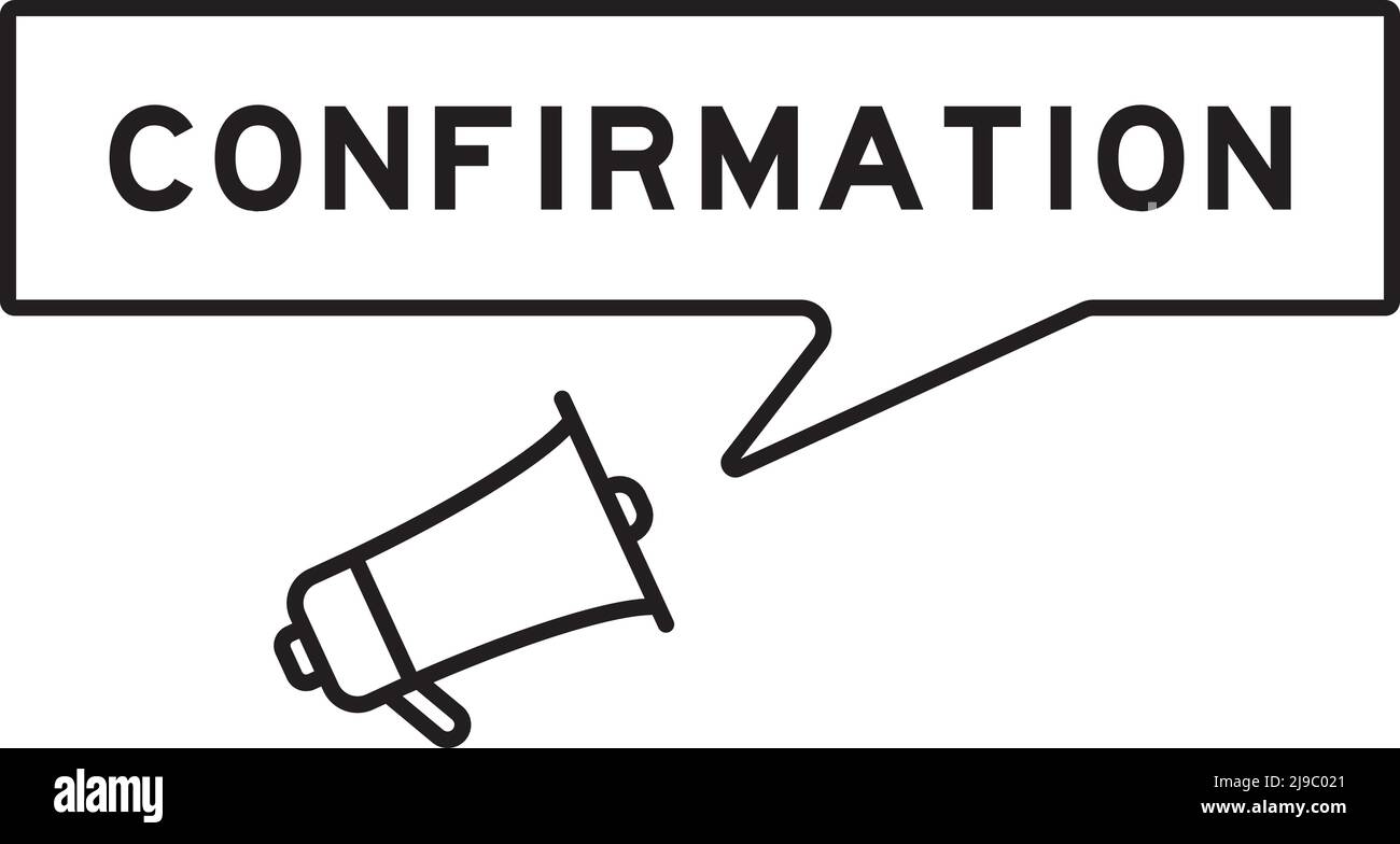 Order confirmation Black and White Stock Photos & Images - Alamy