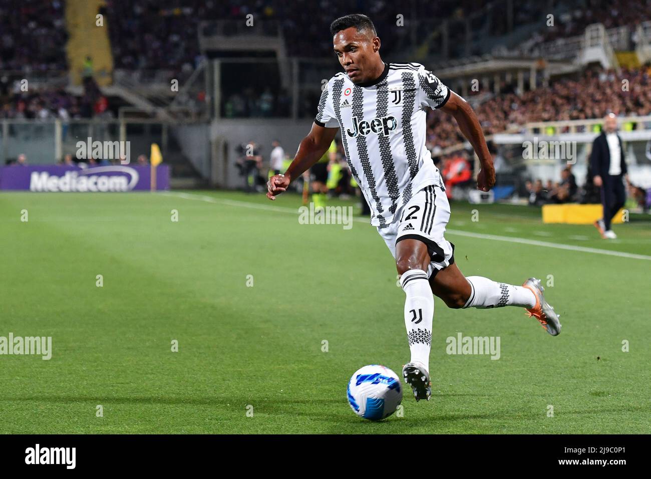 Artemio Franchi stadium, Florence, Italy, May 21, 2022, Alex Sandro ...
