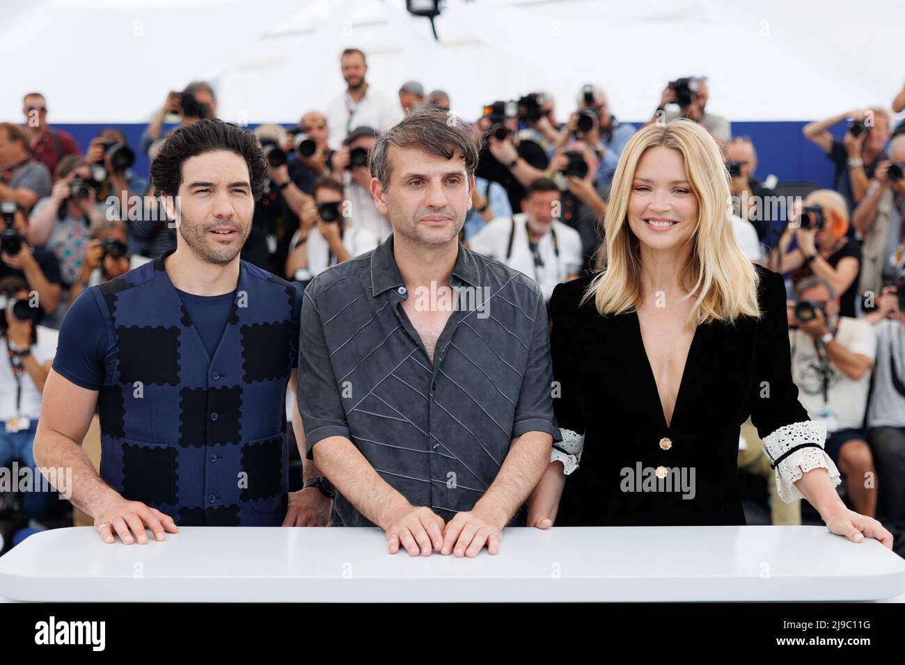 Virginie Efira, Director Serge Bozon and Tahar Rahim attending the ...