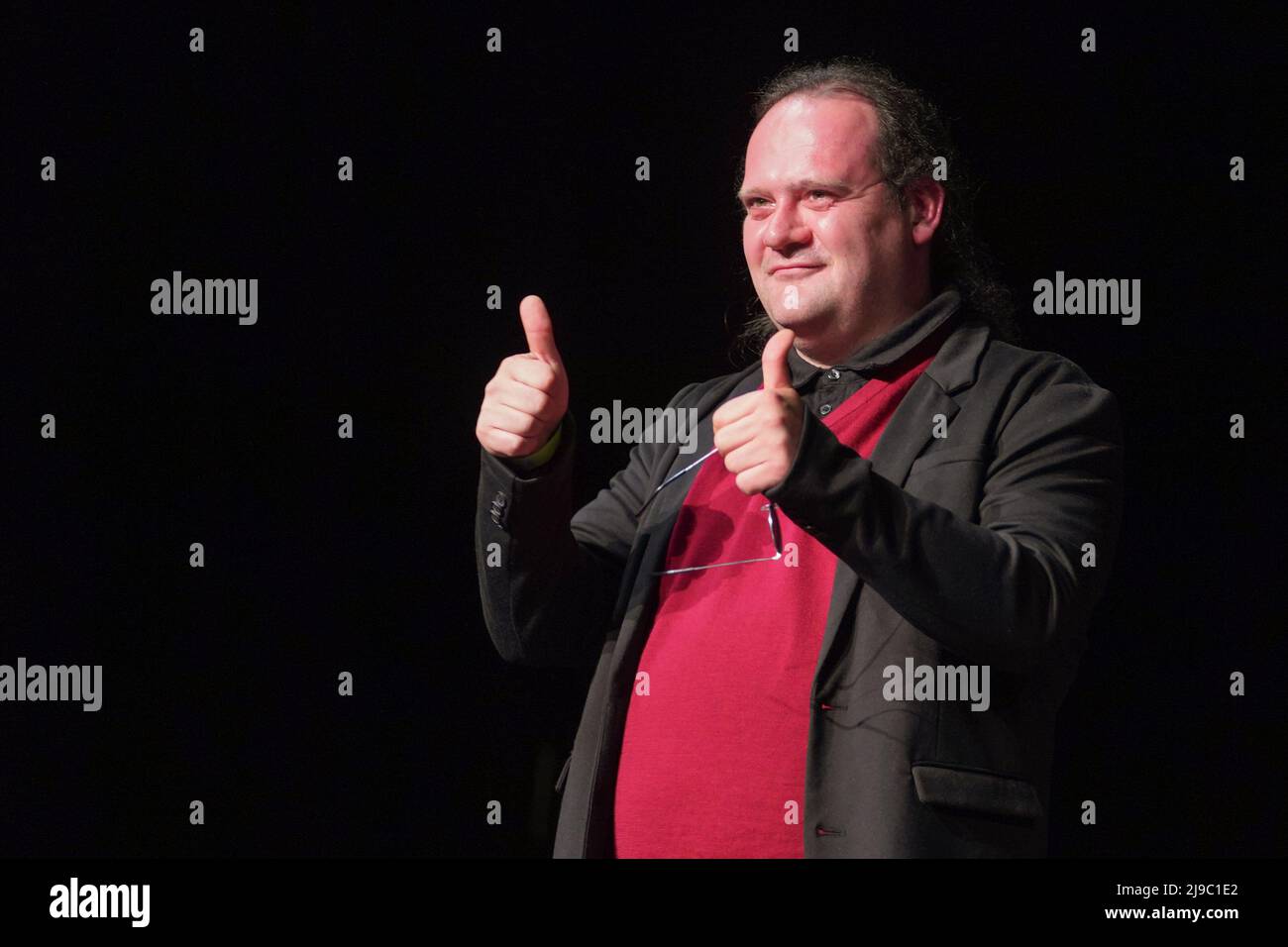 Berlin, Germany. 22nd May, 2022. The actor Samouil Stoyanov will be ...