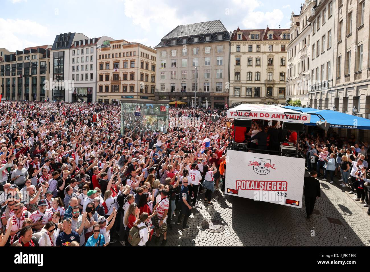 Leipzig, Germany. 22nd May, 2022. Soccer: DFB Cup, after the final SC ...