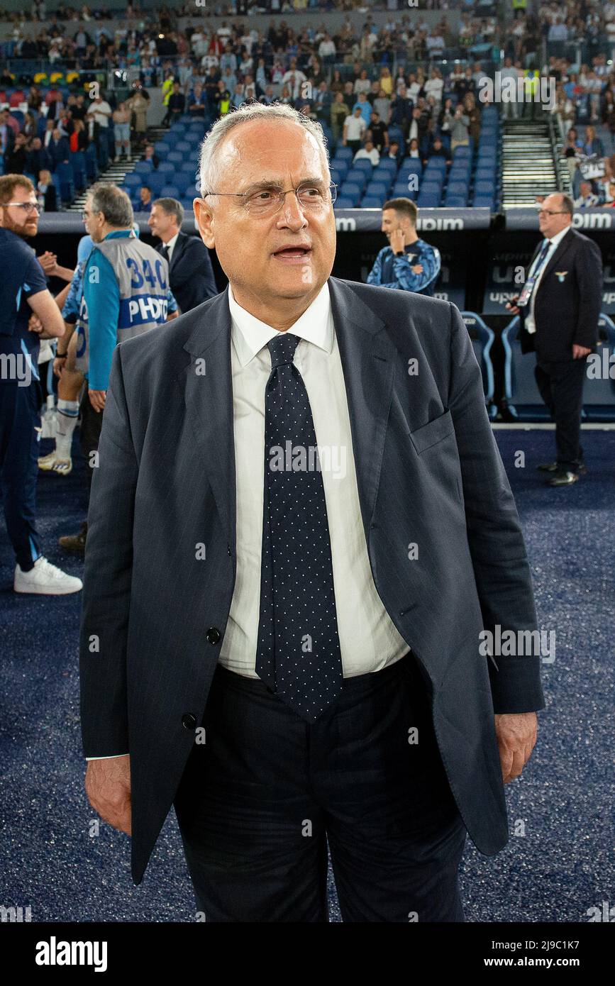 Claudio lotito president hi-res stock photography and images - Alamy