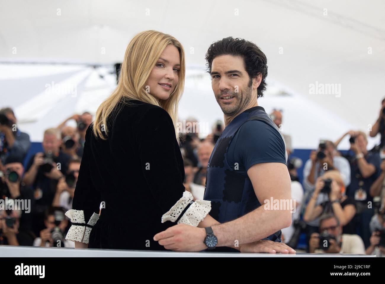 Virginie Efira and Tahar Rahim attending the photocall for "Don Juan ...