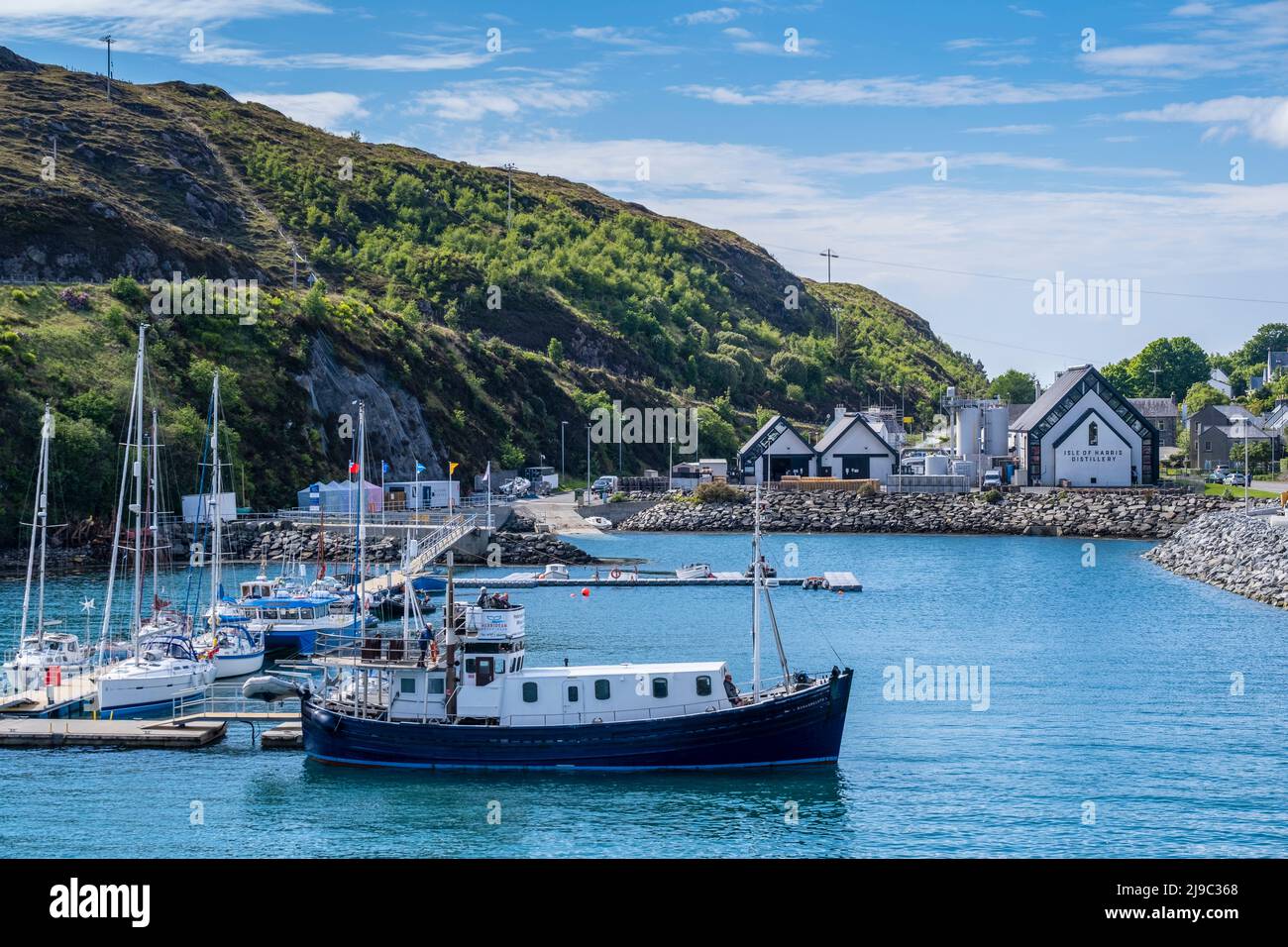 Aerial view harbour uk hi-res stock photography and images - Alamy