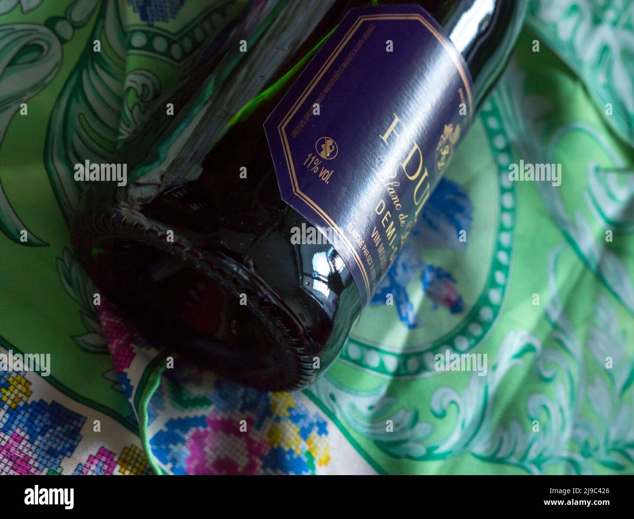 Demi-sec Champagne F.Dulac Stock Photo - Alamy