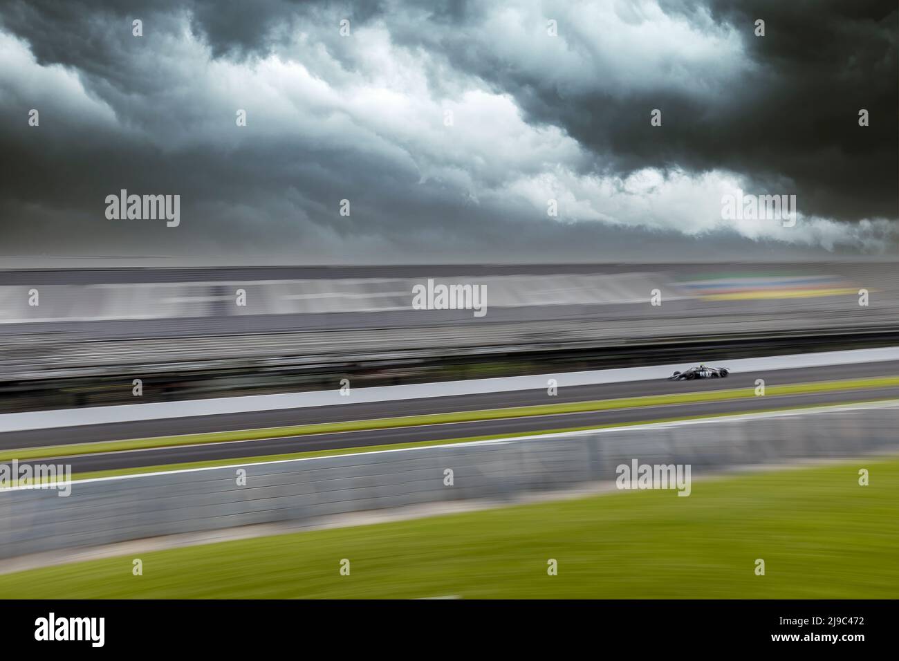 Indianapolis, Indiana, USA. 21st May, 2022. KYLE KIRKWOOD (14) (R) of ...