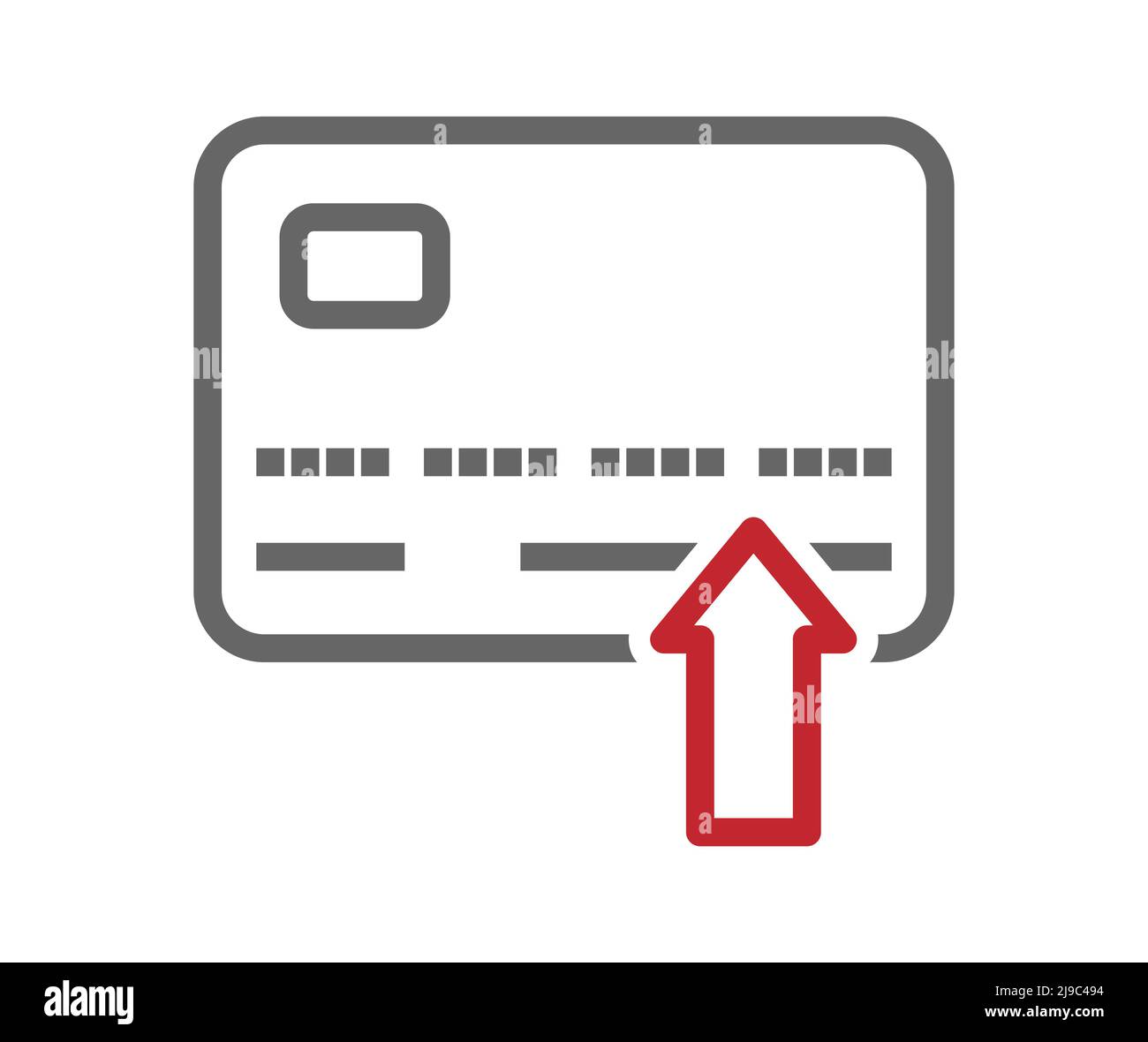 Bank card replenishment icon.. Icon for websites and applications. An ...
