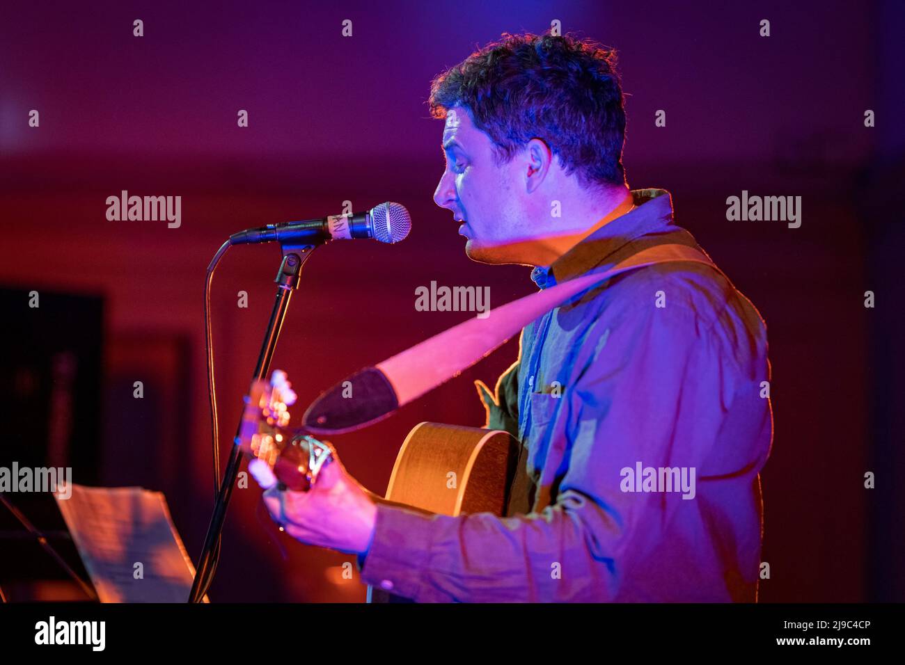 Edinburgh, Scotland. Sat 21 May 2022. Dan Willson AKA Withered Hand ...