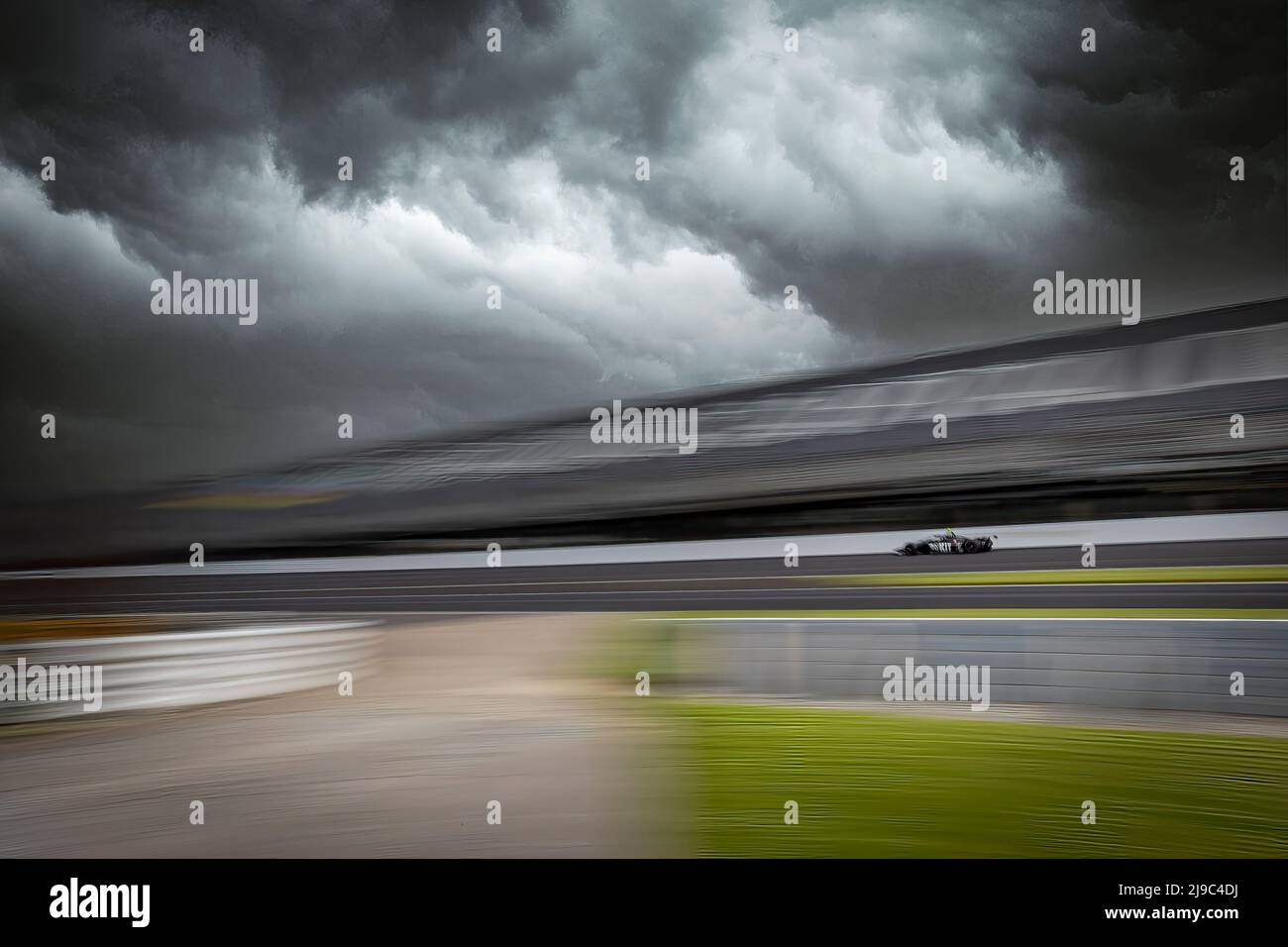 Indianapolis, Indiana, USA. 21st May, 2022. KYLE KIRKWOOD (14) (R) of ...