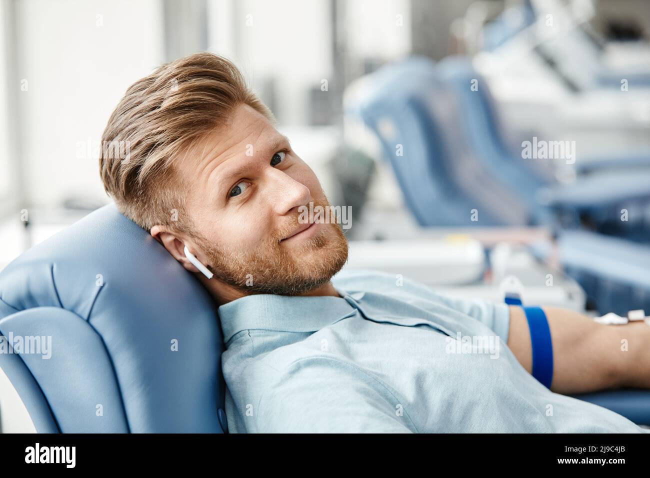 Blood donating chair hi-res stock photography and images - Alamy