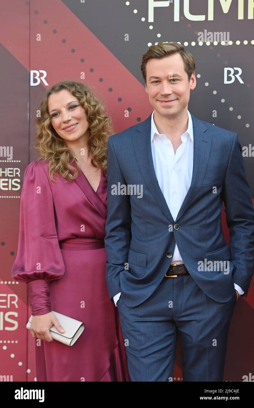 David Kross and Antonia Bill. Bavarian Film Award 2021-Red Carpet,Red ...