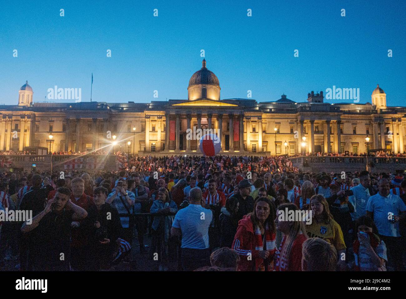 21/05/22, Sunderland AFC Fans Celebrate into the Night in Trafalgar ...