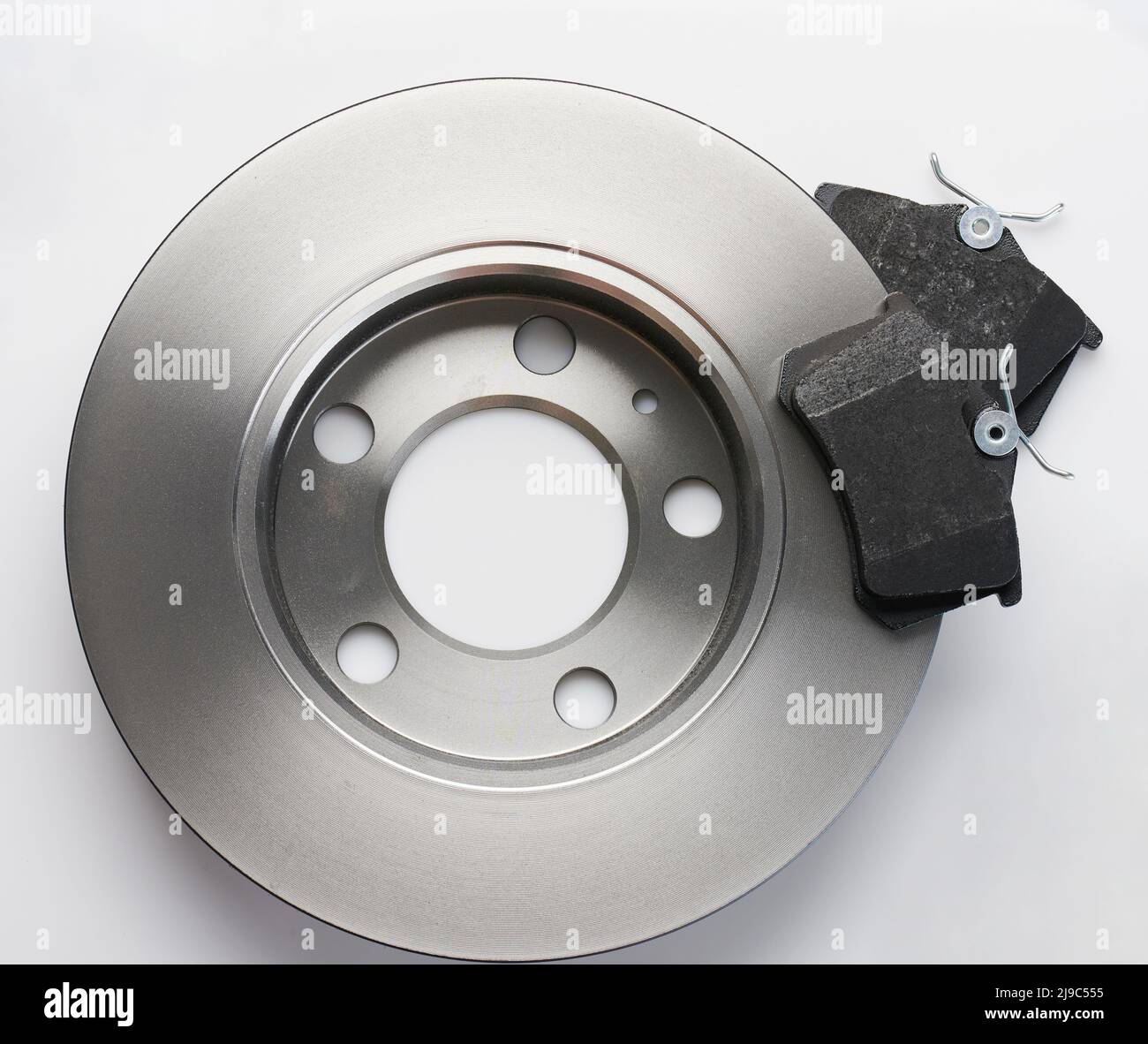 New clean metal car brake isolated on studio background Stock Photo - Alamy