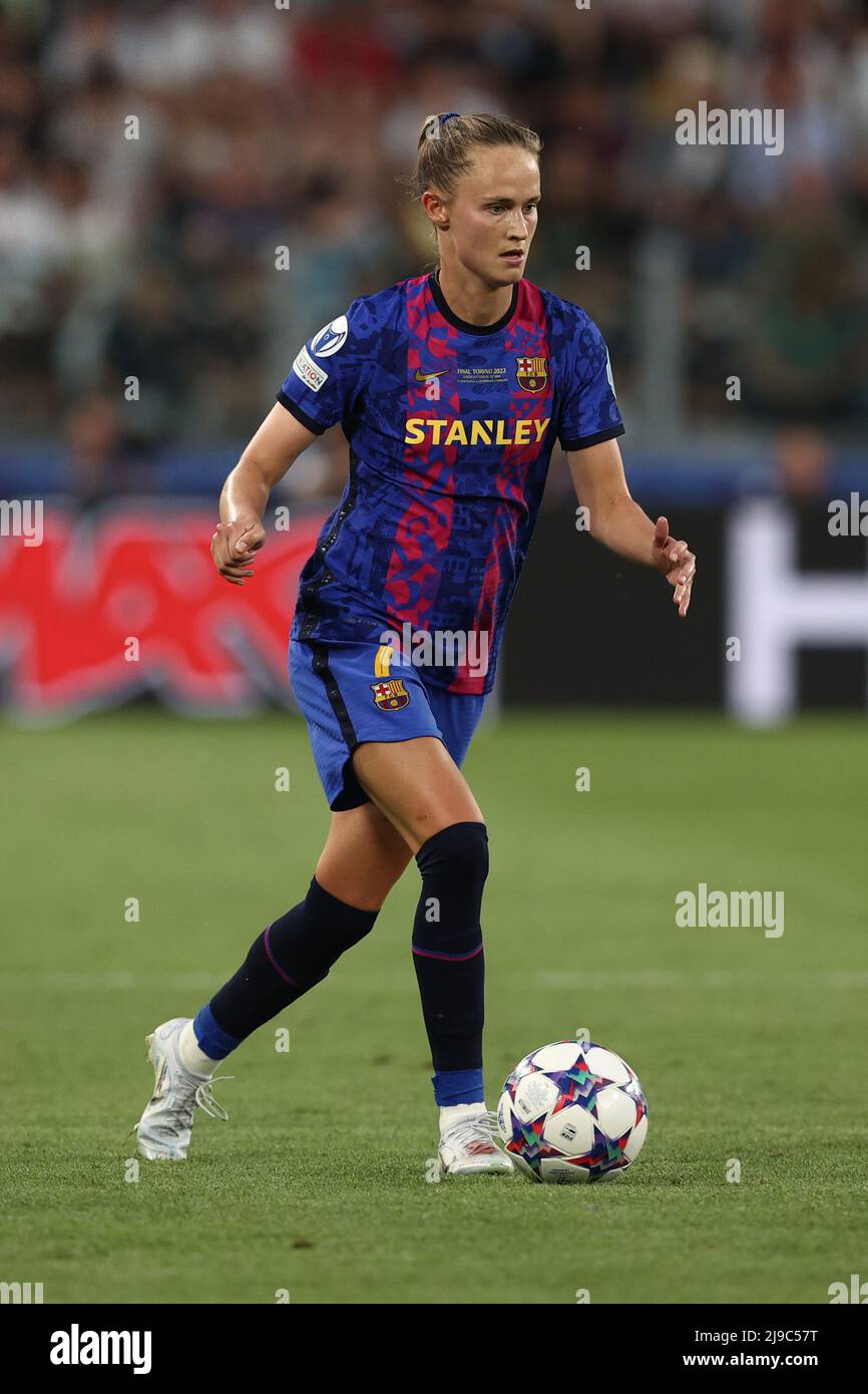 Caroline Graham Hansen (FC Barcelona) in action during the UEFA ...