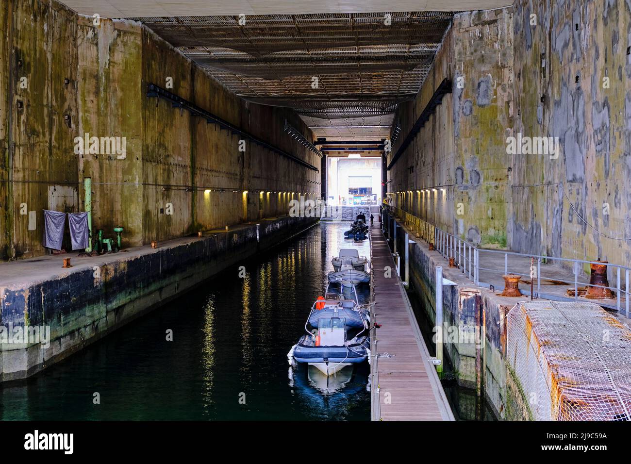 France, Morbihan, the harbor of Lorient, Lorient, Lorient La Base ...