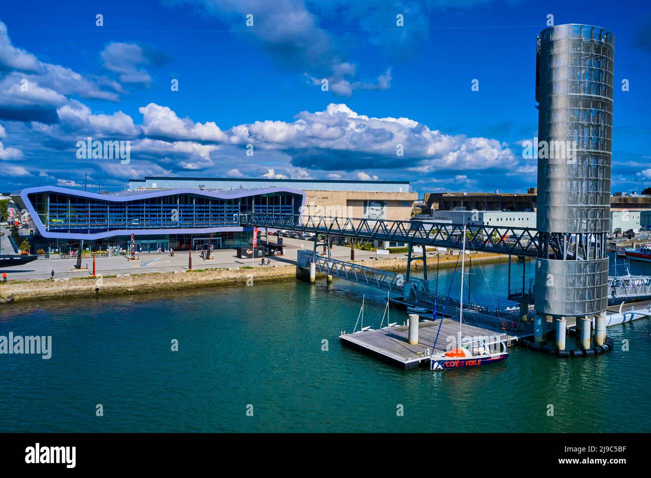 France, Morbihan, the harbor of Lorient, Lorient, City of Sailing Eric ...