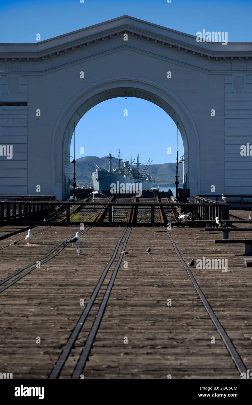 SS Jeremiah O'Brien Liberty ship in San Francisco Stock Photo - Alamy