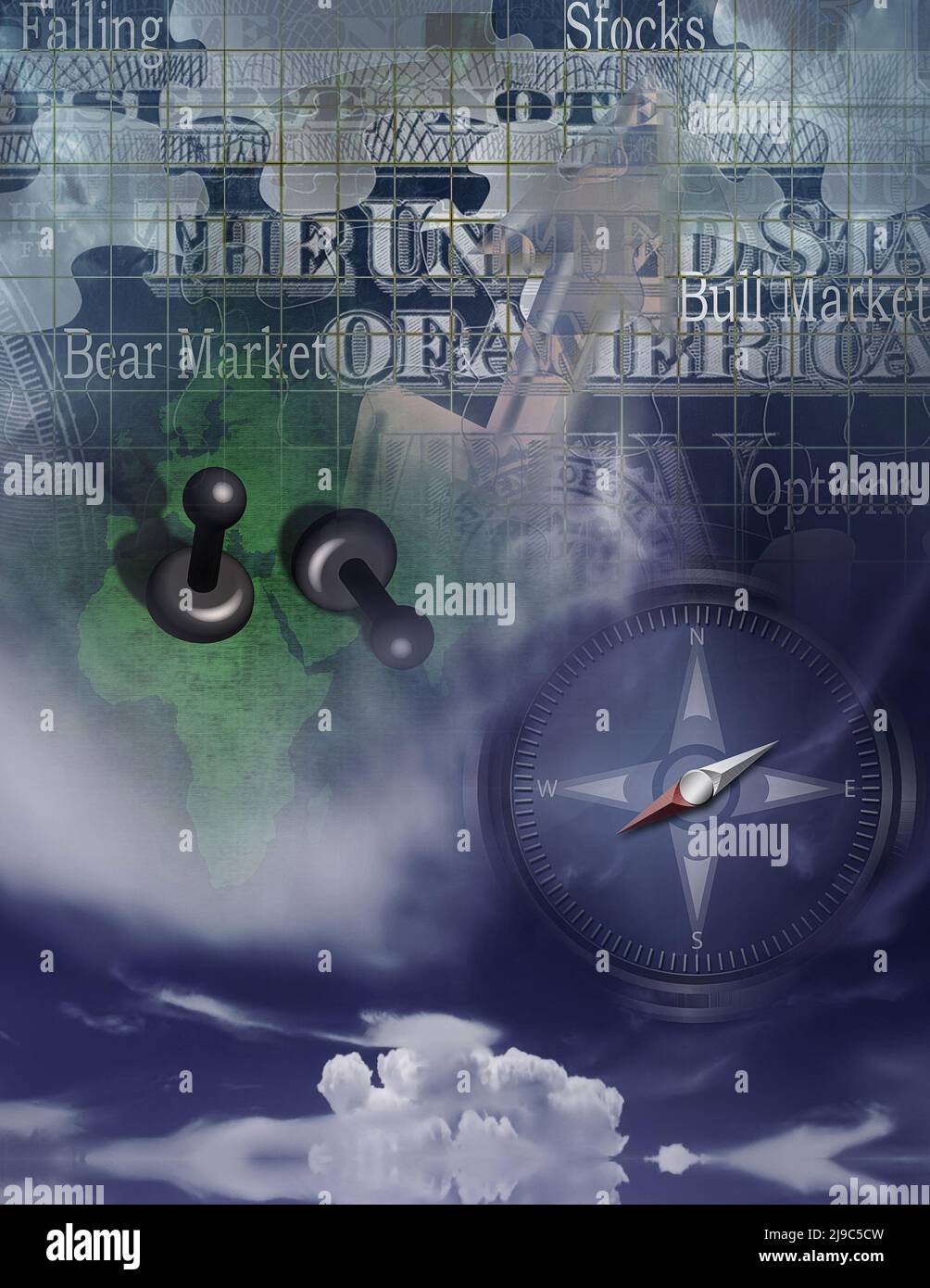 Business Metaphor. Concept Art. 3D rendering Stock Photo - Alamy