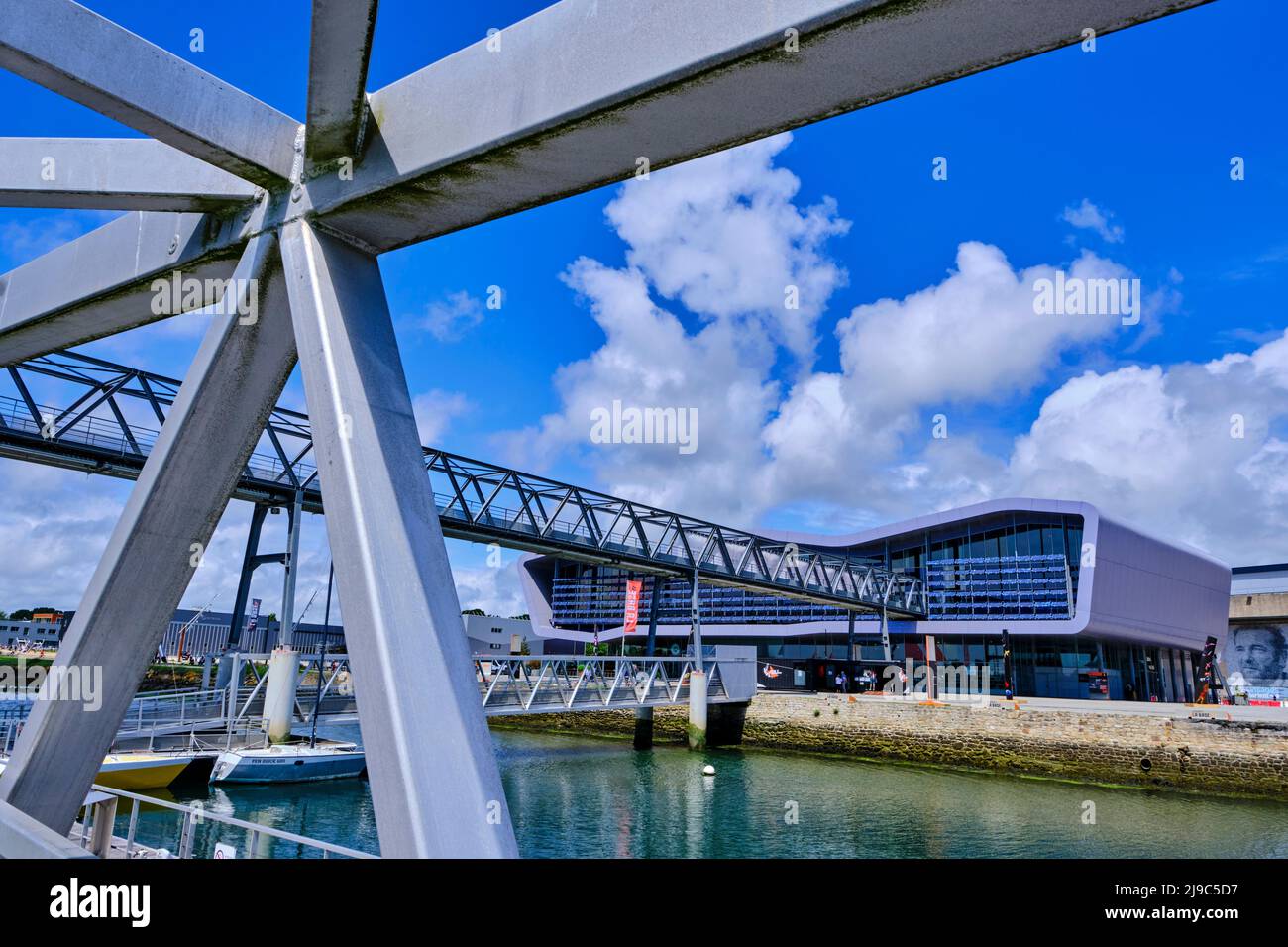France, Morbihan, the harbor of Lorient, Lorient, City of Sailing Eric ...