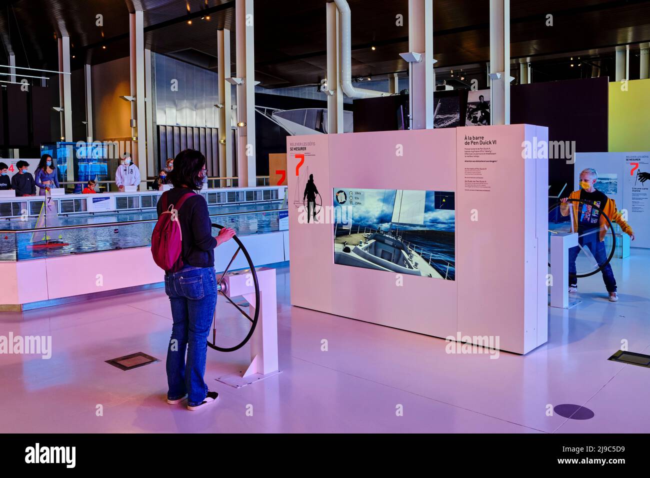 France, Morbihan, the harbor of Lorient, Lorient, City of Sailing Eric ...
