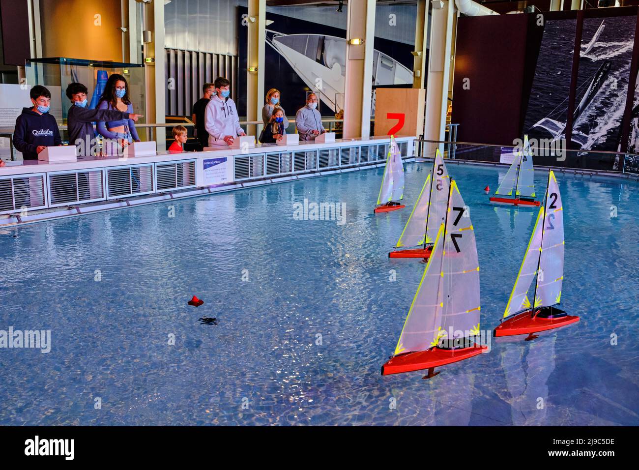 France, Morbihan, the harbor of Lorient, Lorient, City of Sailing Eric ...