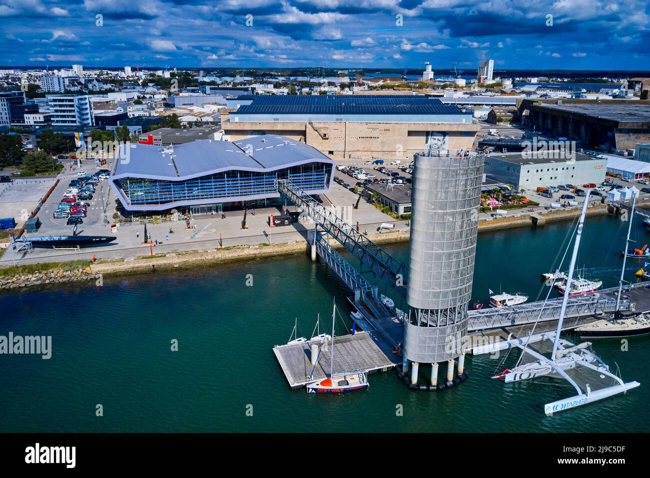 France, Morbihan, the harbor of Lorient, Lorient, City of Sailing Eric ...