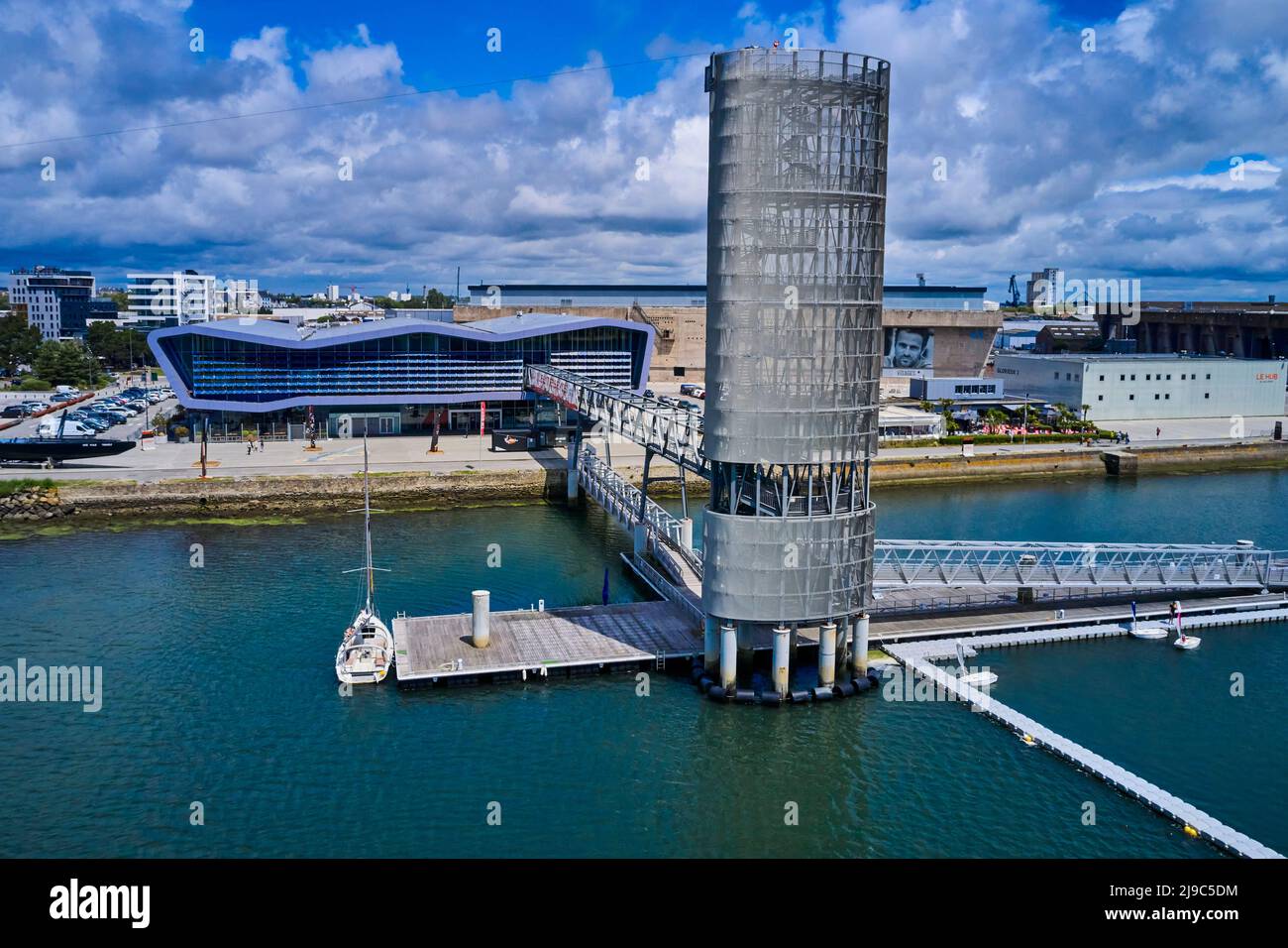 France, Morbihan, the harbor of Lorient, Lorient, City of Sailing Eric ...