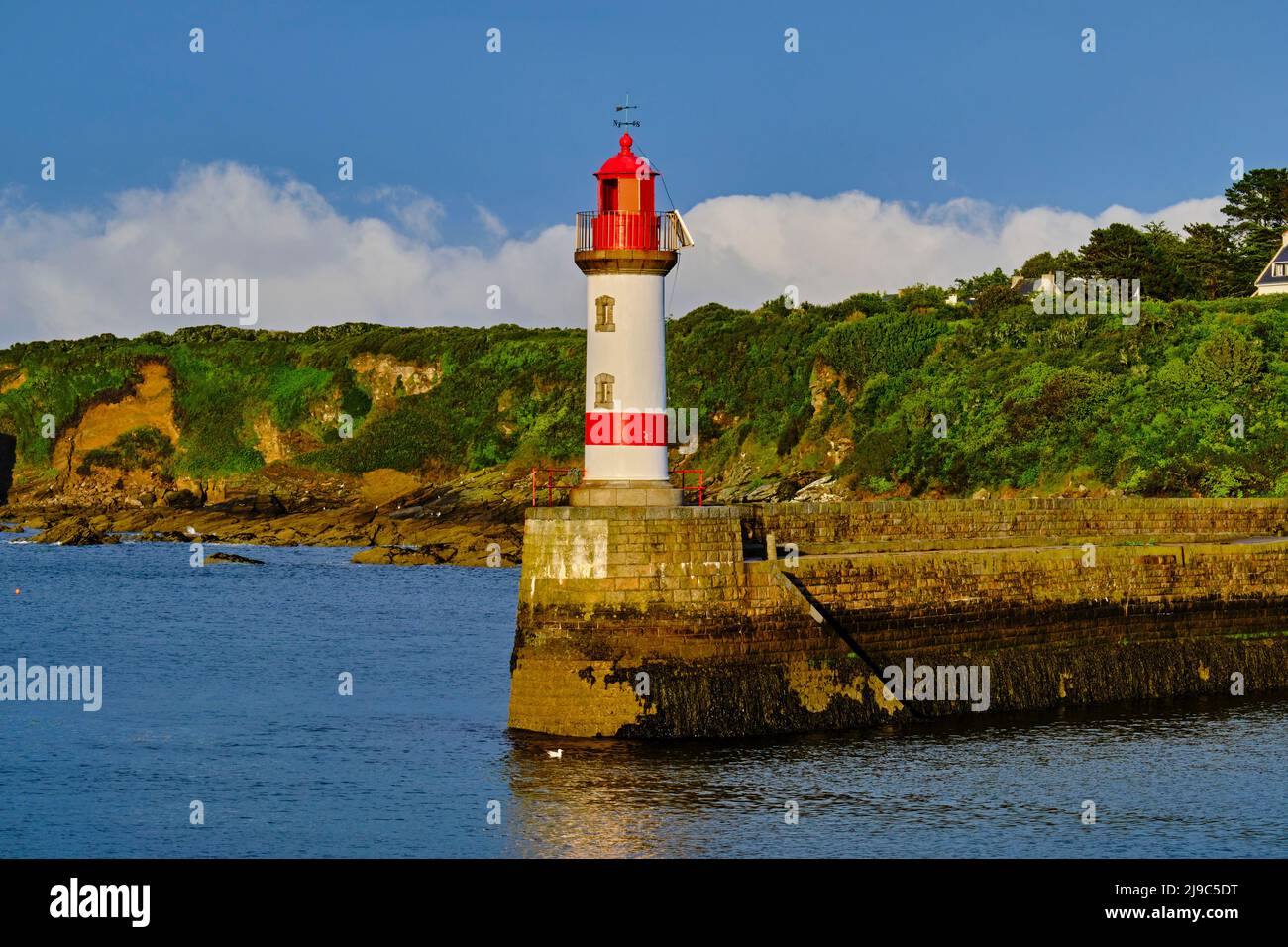 France, Morbihan, island of Groix, Port Tudy Stock Photo - Alamy