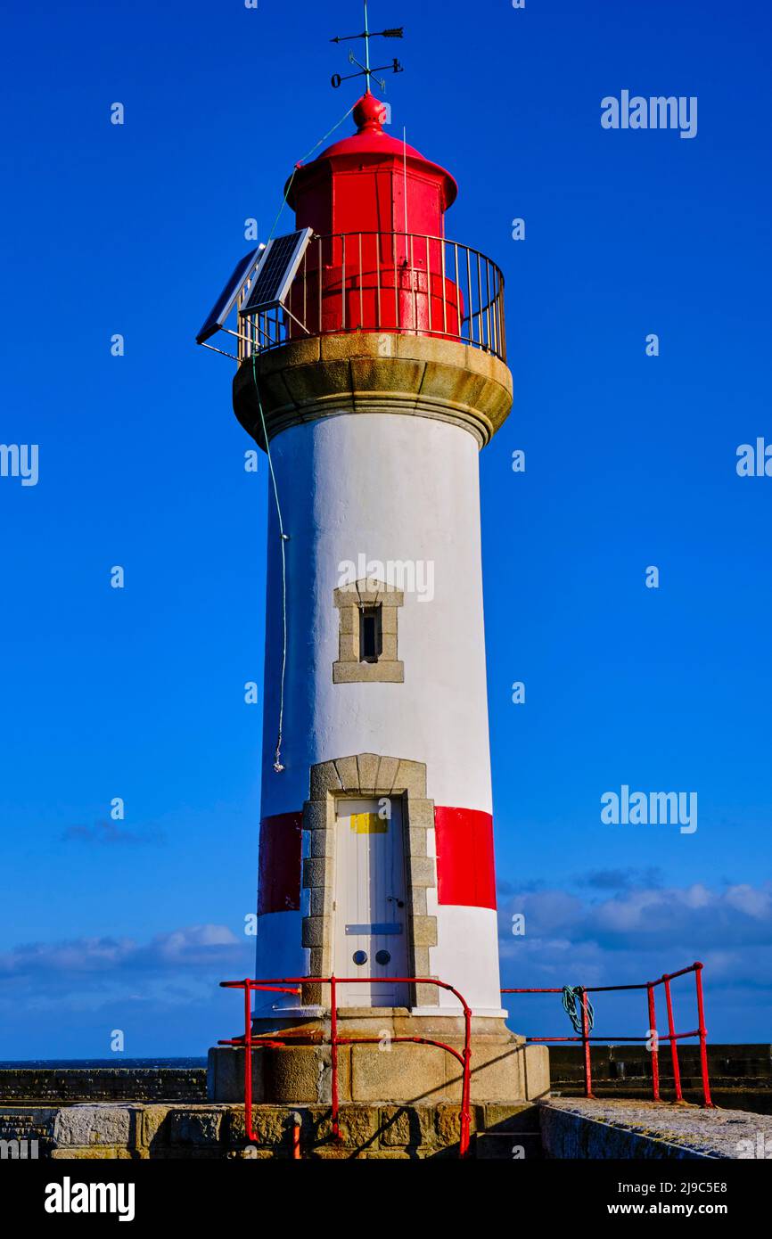 France, Morbihan, island of Groix, Port Tudy Stock Photo - Alamy