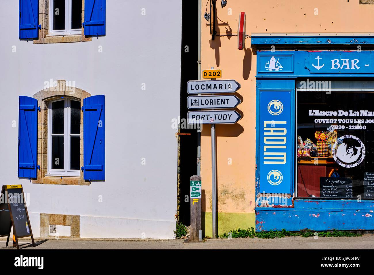 France, Morbihan, island of Groix, le Bourg Stock Photo - Alamy