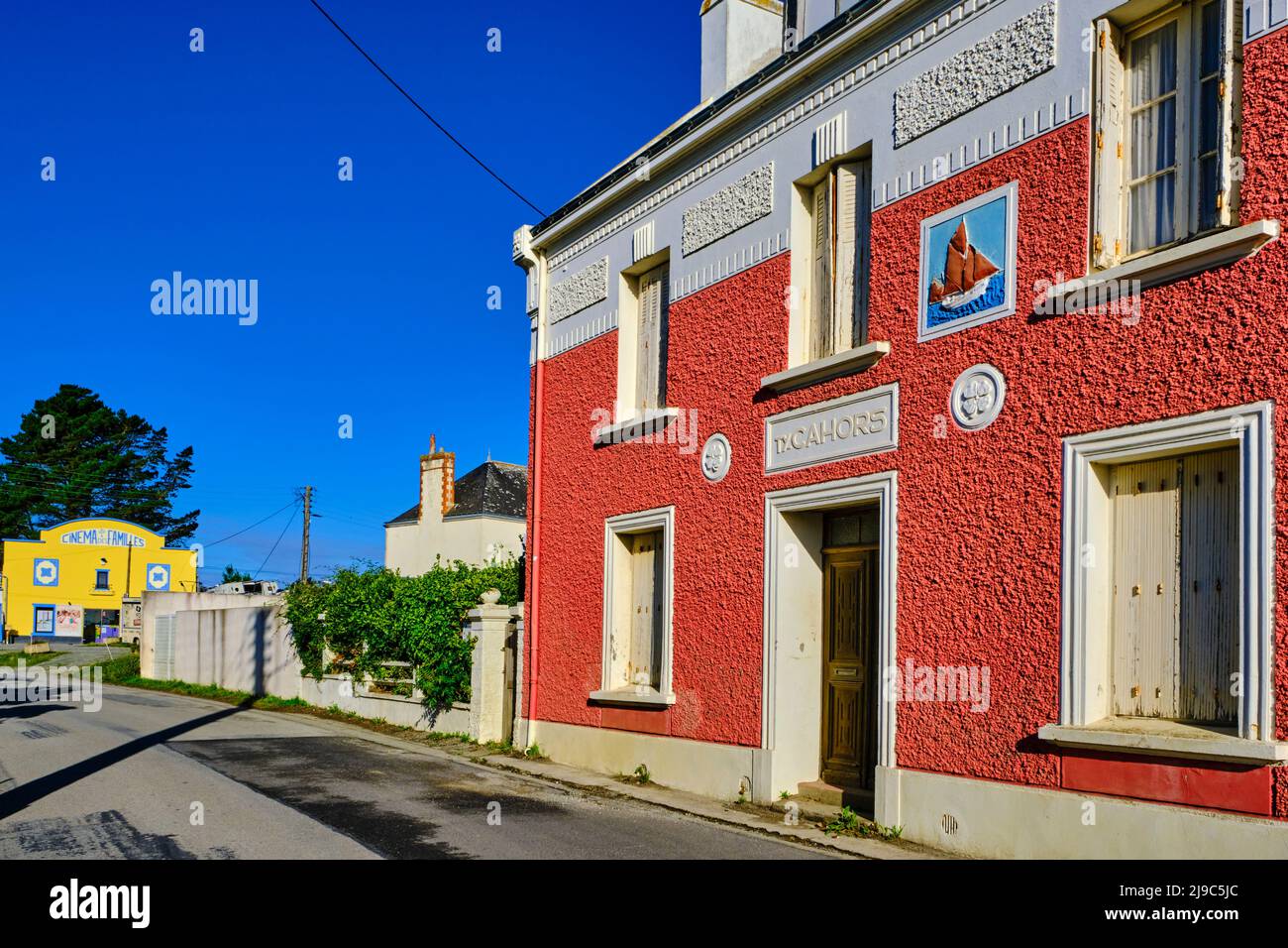 France, Morbihan, island of Groix, le Bourg Stock Photo - Alamy