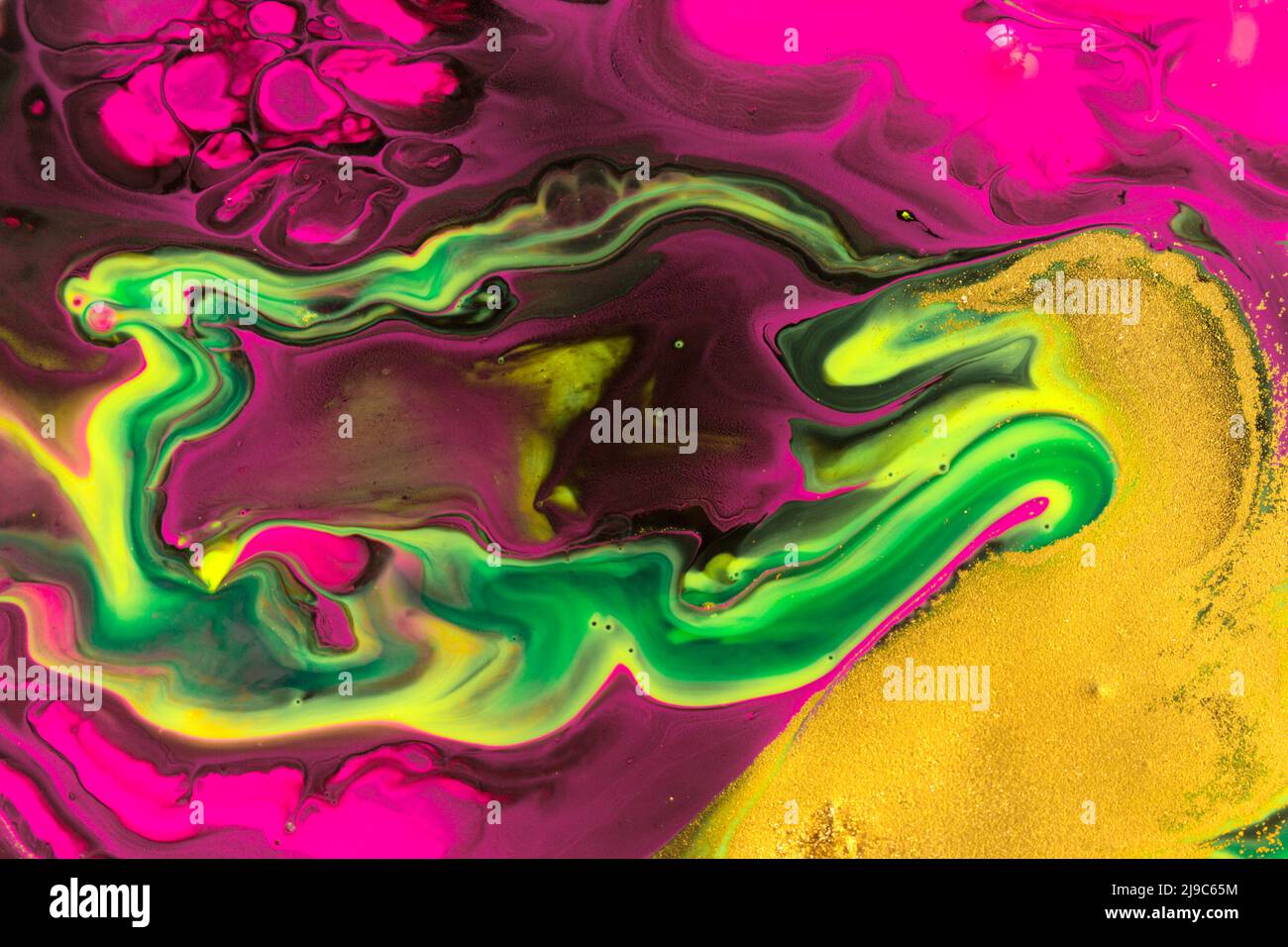 Abstract background with gold glitter. Fluorescent print Stock Photo ...