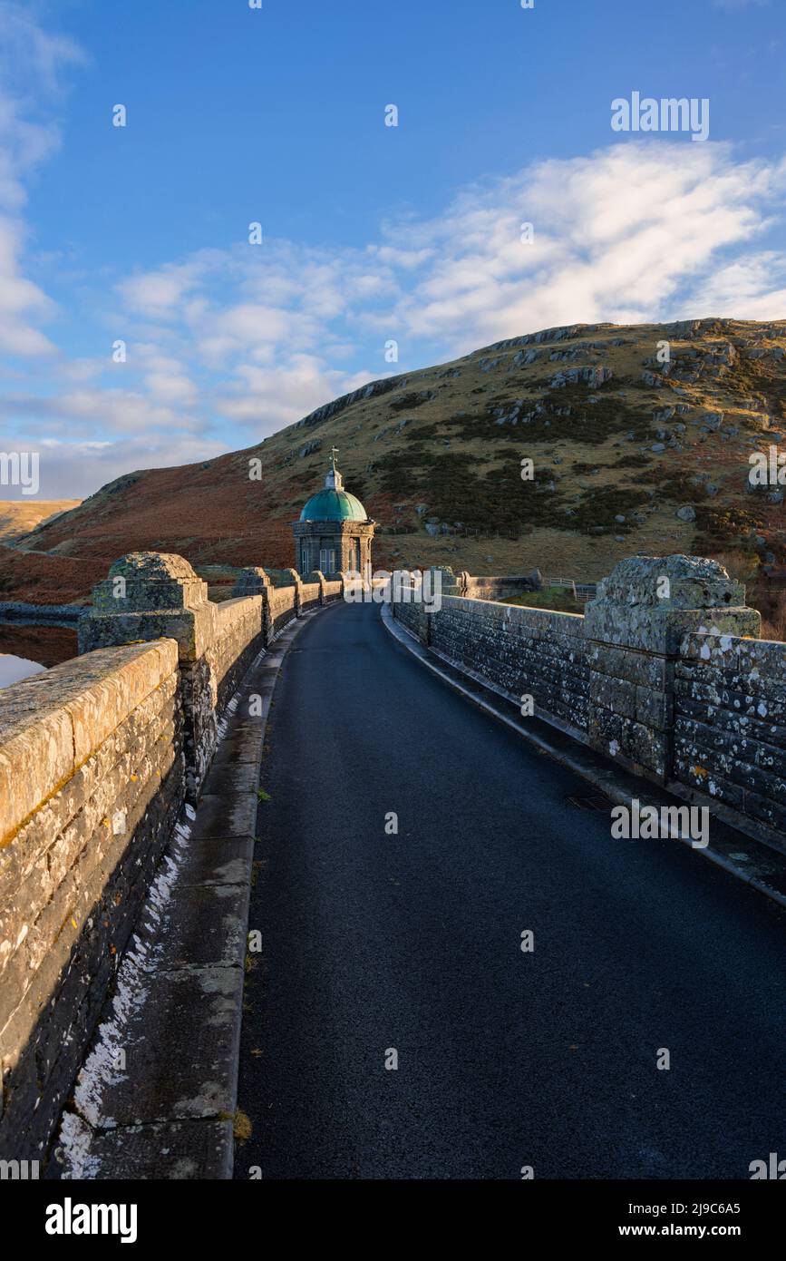 Craig Goch Dam in the Elan Valley in Wales Stock Photo - Alamy