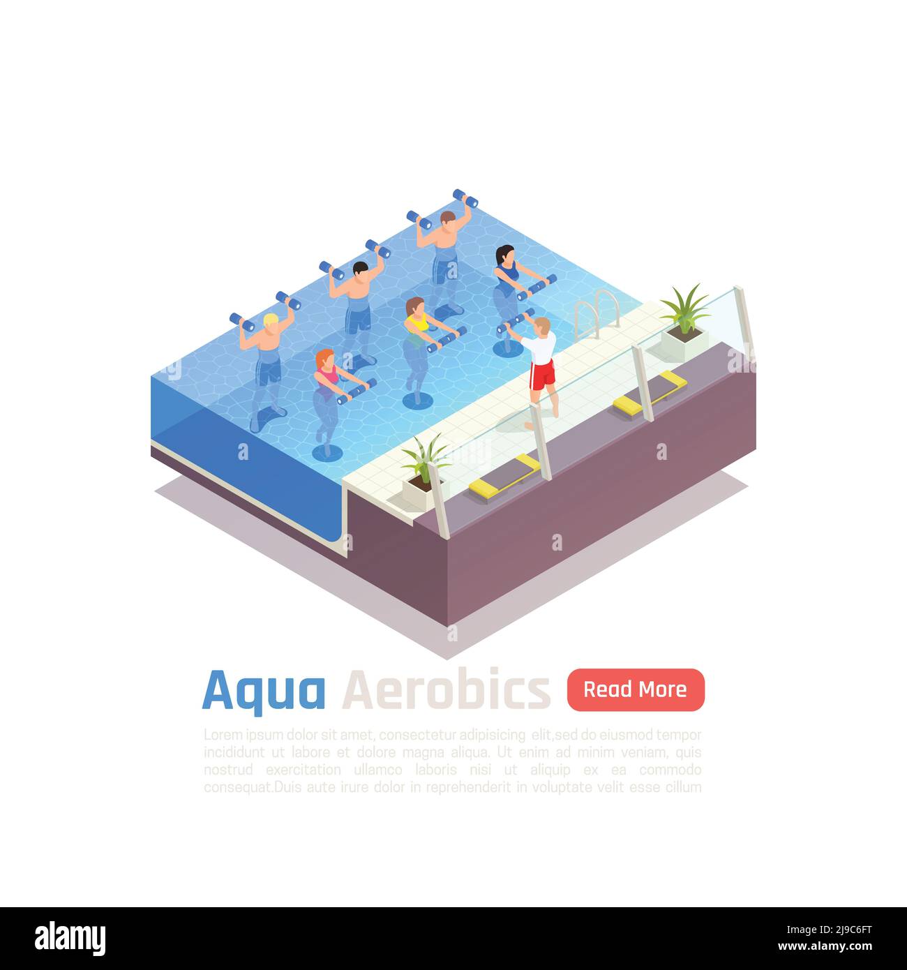 Water aerobics low impact intense workout with weights isometric ...