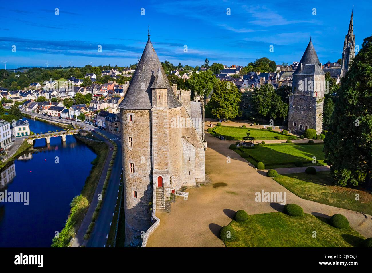 France, Morbihan (56), step on the way to Saint Jacques de Compostela ...