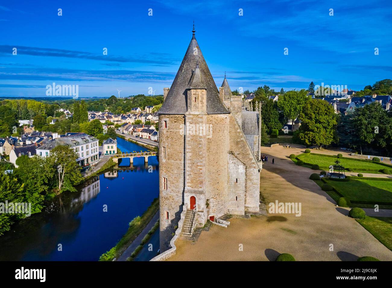 France, Morbihan (56), step on the way to Saint Jacques de Compostela ...