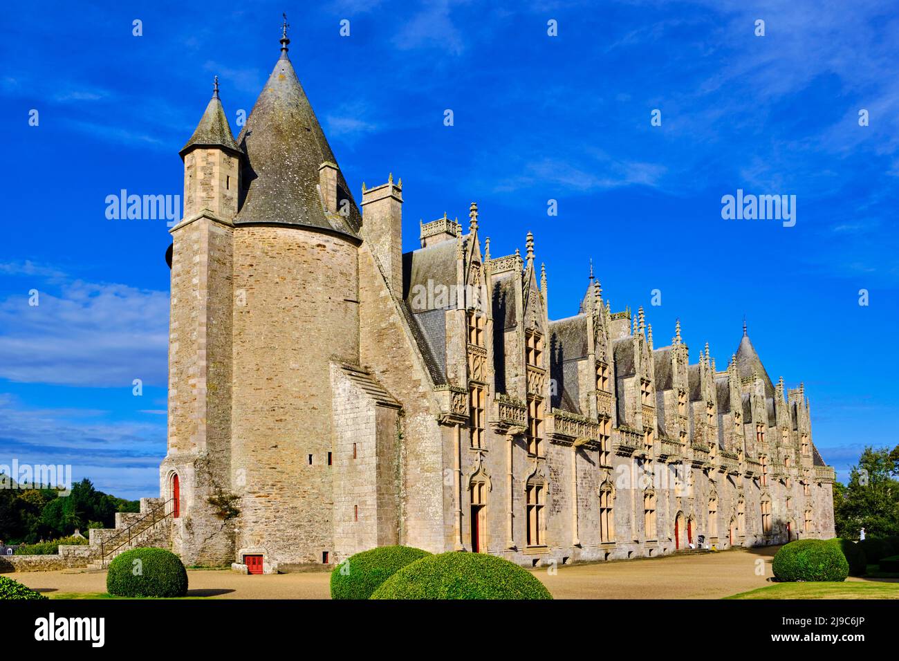France, Morbihan (56), step on the way to Saint Jacques de Compostela ...