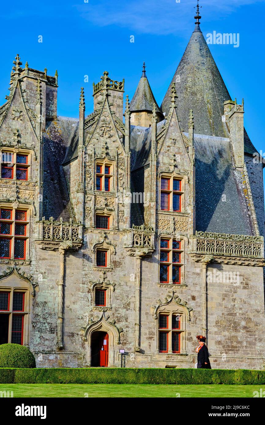 France, Morbihan (56), step on the way to Saint Jacques de Compostela ...