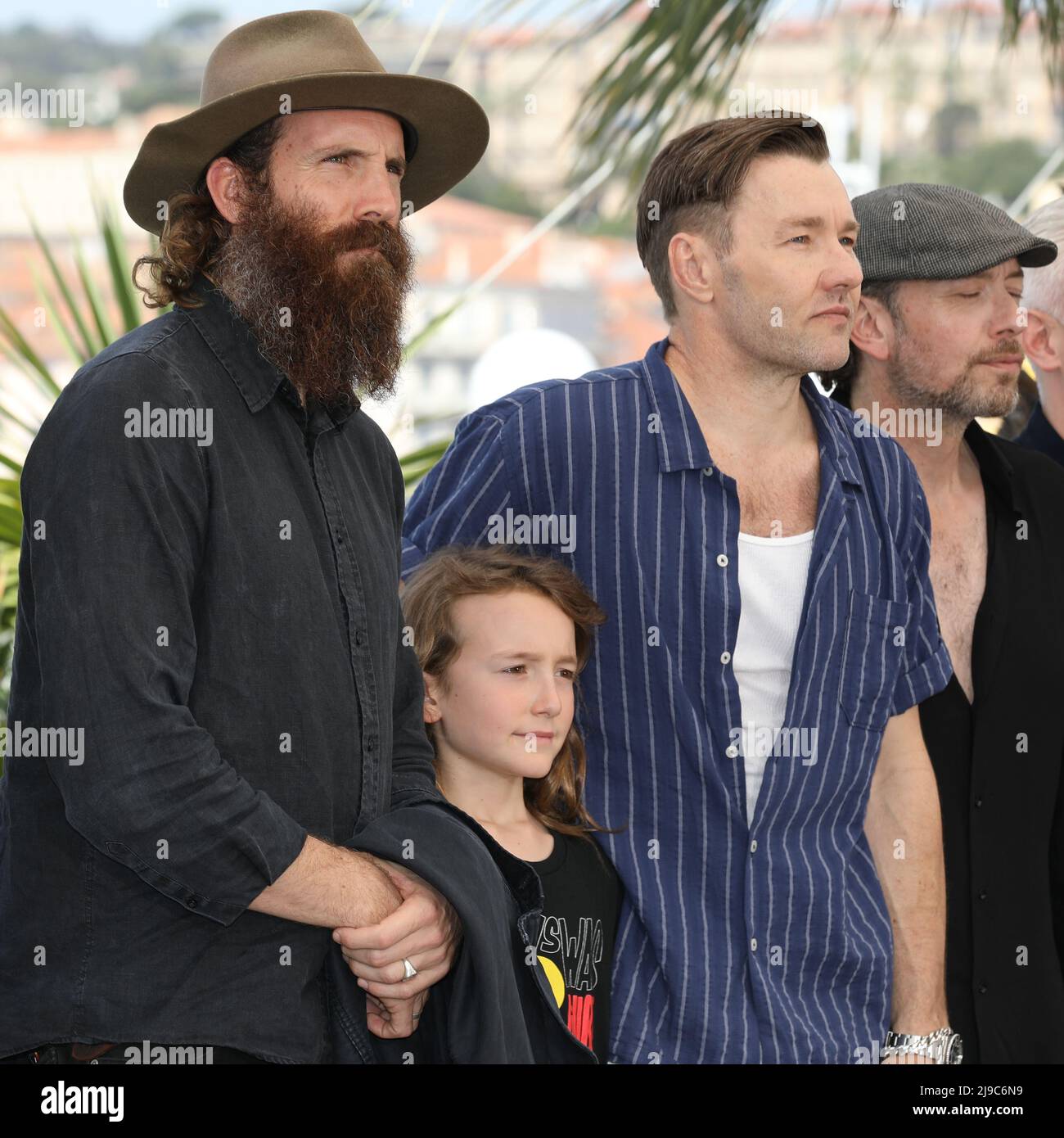 May 21, 2022, Cannes, Cote d'Azur, France: Cast and Crew including THOMAS M. WRIGHT and JOEL ...