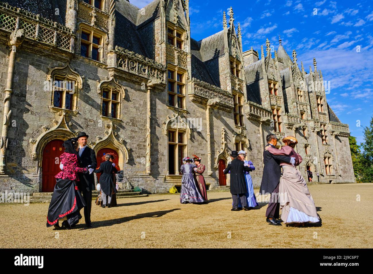 France, Morbihan (56), step on the way to Saint Jacques de Compostela ...