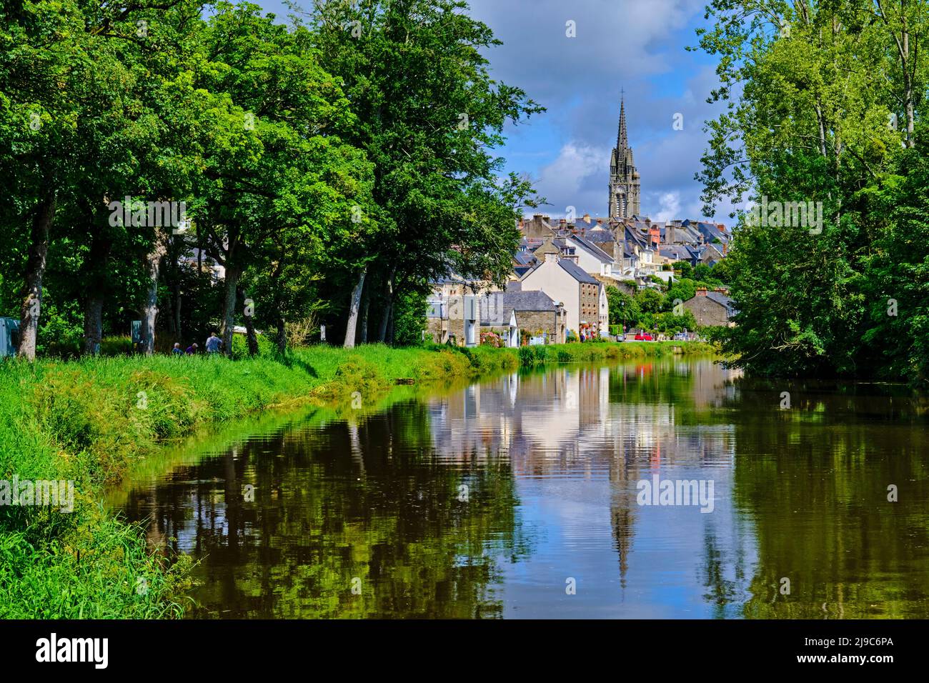 France, Morbihan (56), step on the way to Saint Jacques de Compostela ...