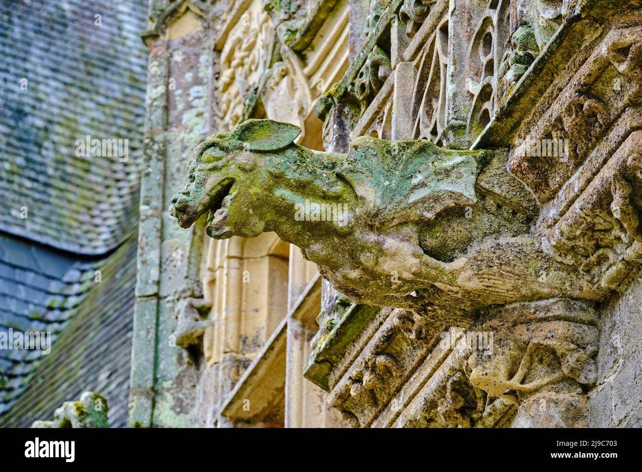 France, Morbihan (56), step on the way to Saint Jacques de Compostela ...