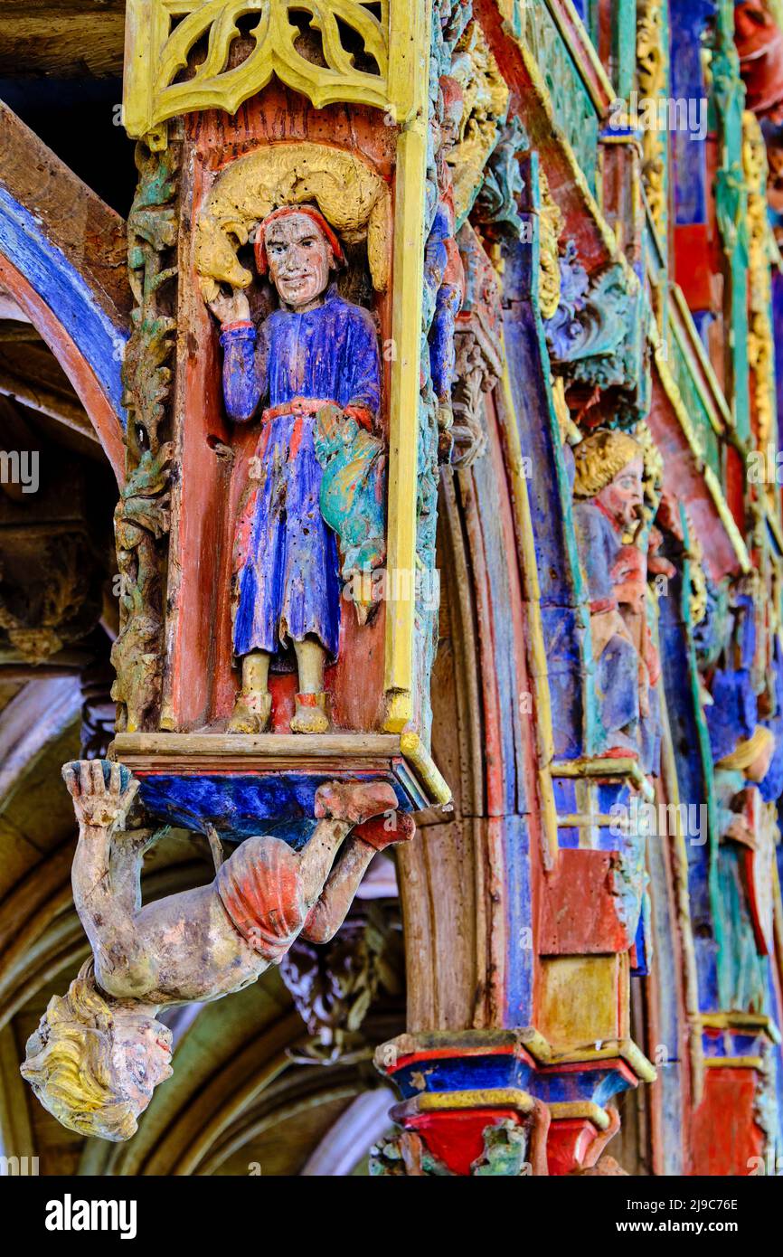 France, Morbihan (56), Le Faouët, the 15th century Saint-Fiacre chapel ...
