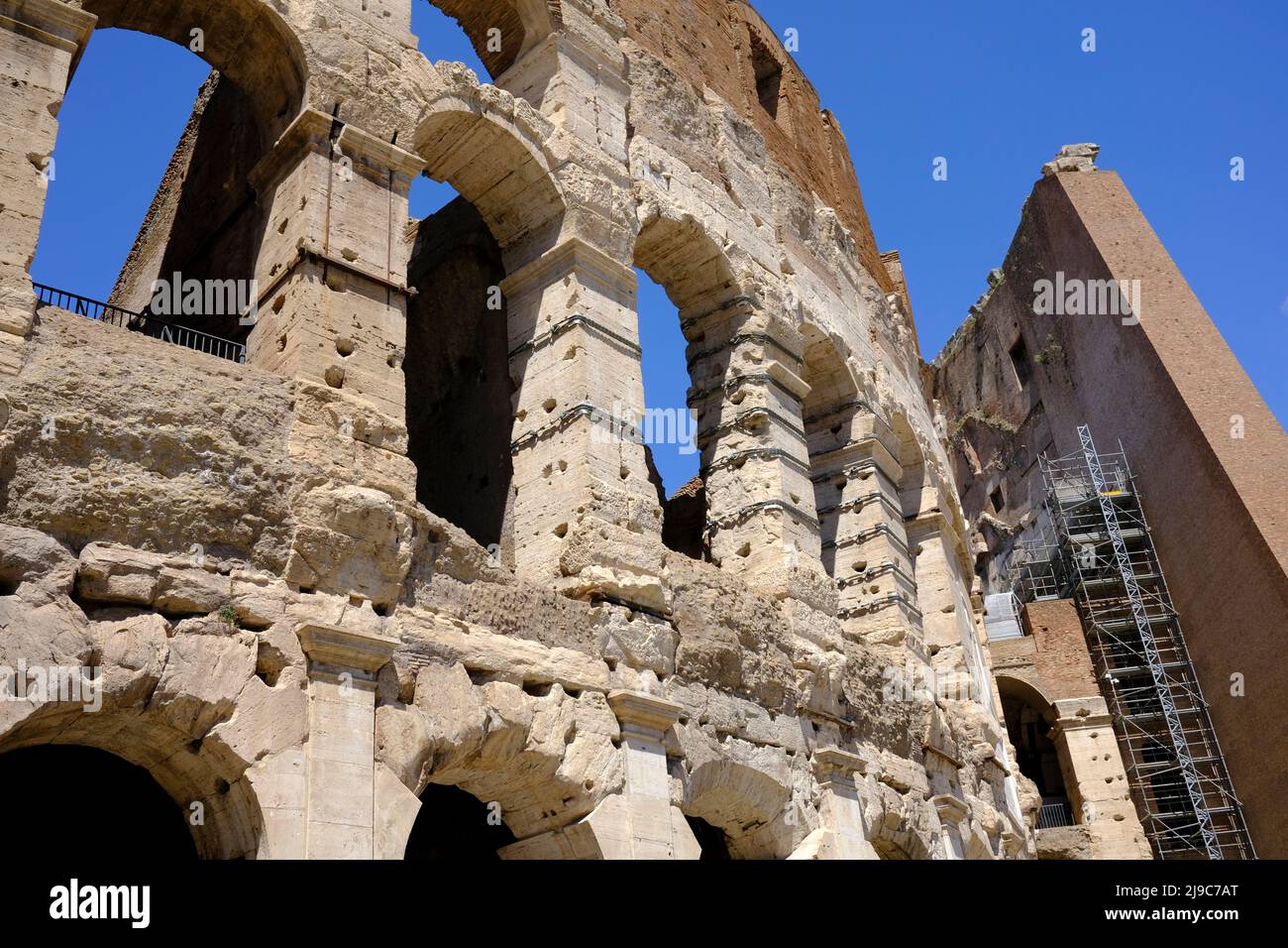 Exterior of the Roman Colosseum in Rome, Italy Stock Photo - Alamy